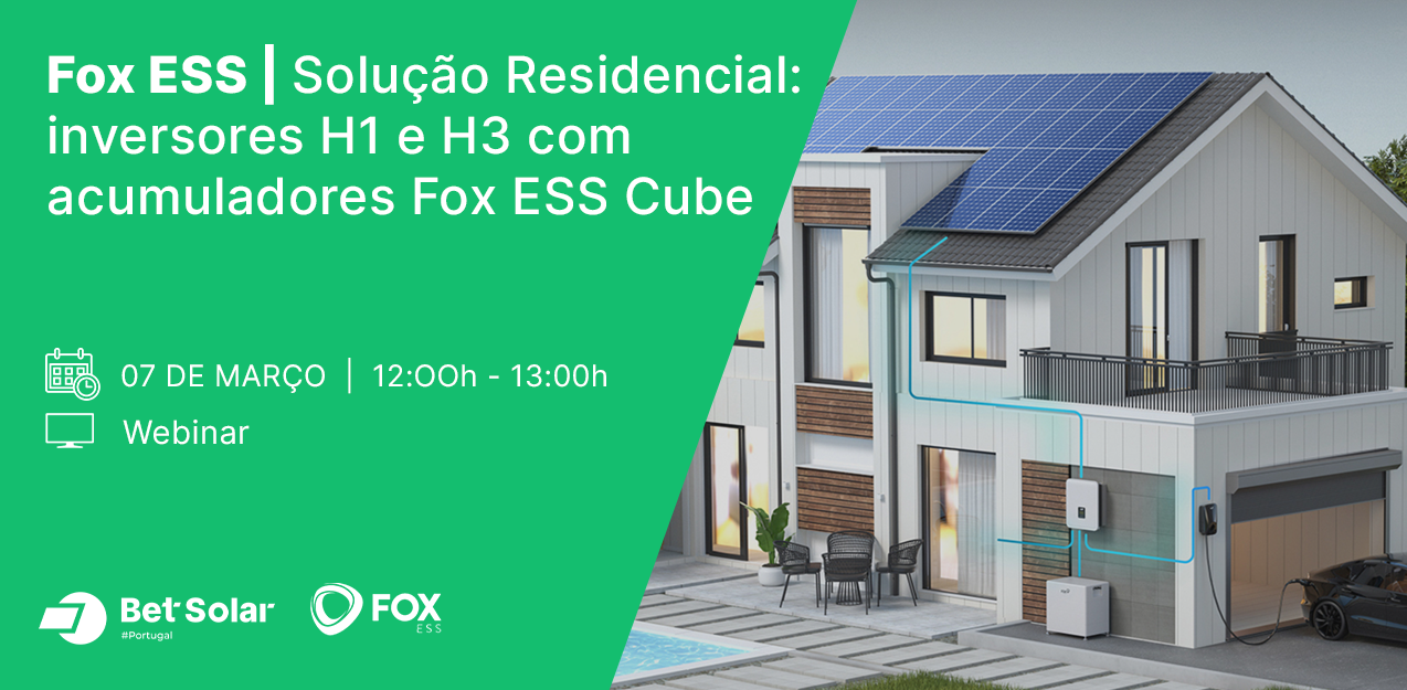 Fox ESS | Solução Residencial: inversores H1 e H3 com acumuladores Fox ...