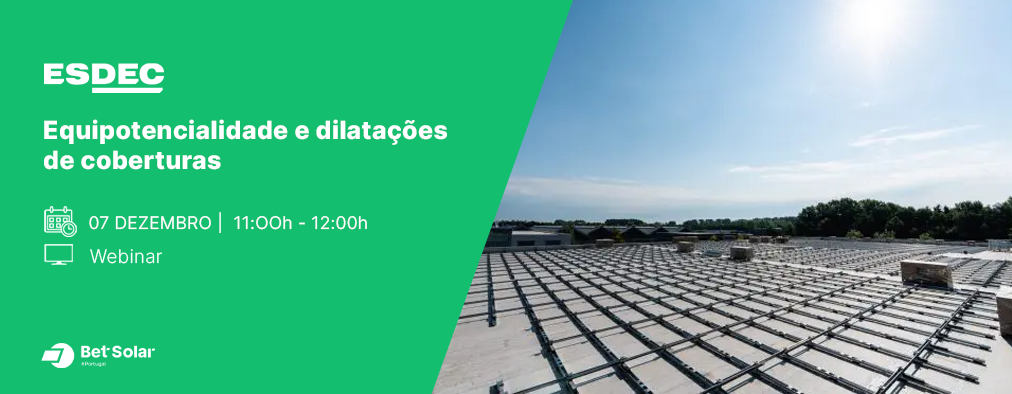 ESDEC | Equipotencialidade e dilatações de coberturas | BetSolar ...